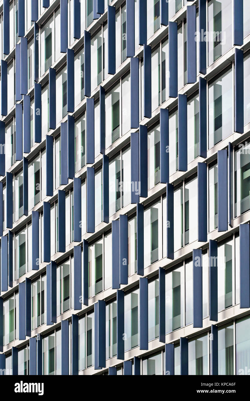 Blue Fin Building Stock Photo - Alamy