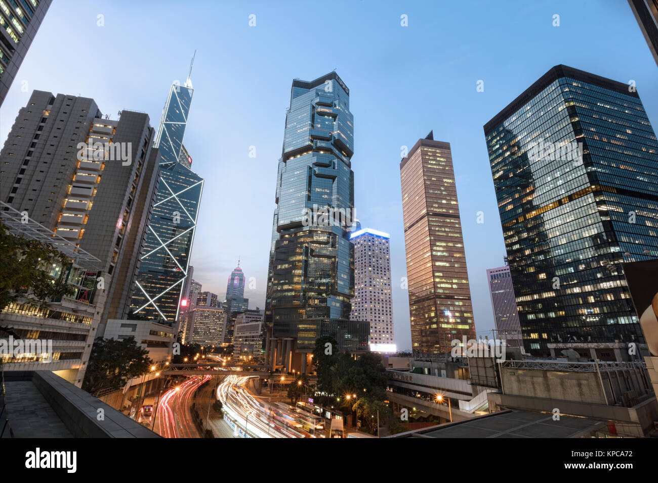Hong Kong Financial District Stock Photo - Alamy