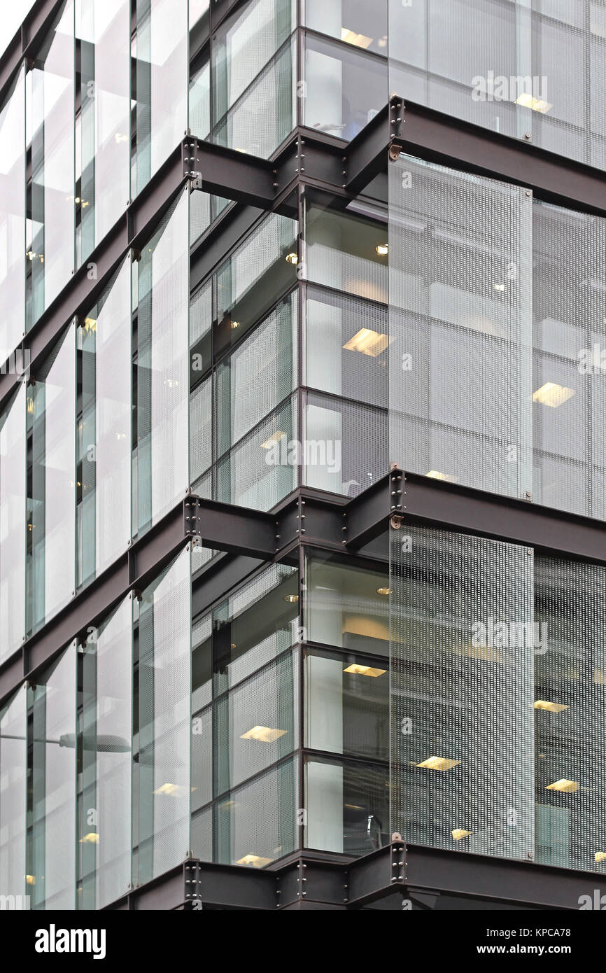 Glass Building Corner Stock Photo - Alamy