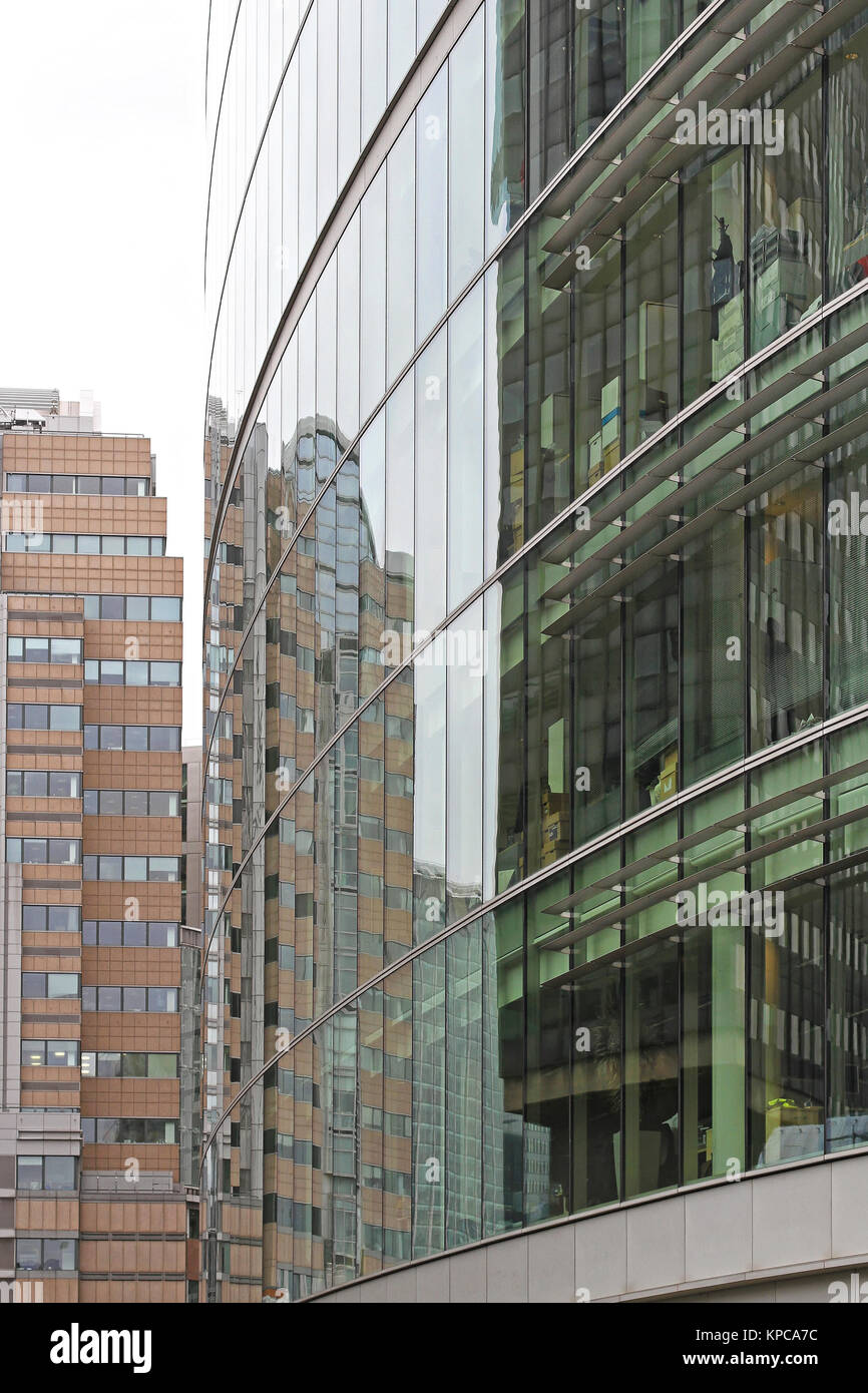 Office Building Reflection Stock Photo - Alamy