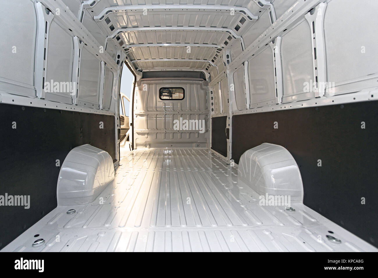 Delivery Van Empty Stock Photo - Alamy