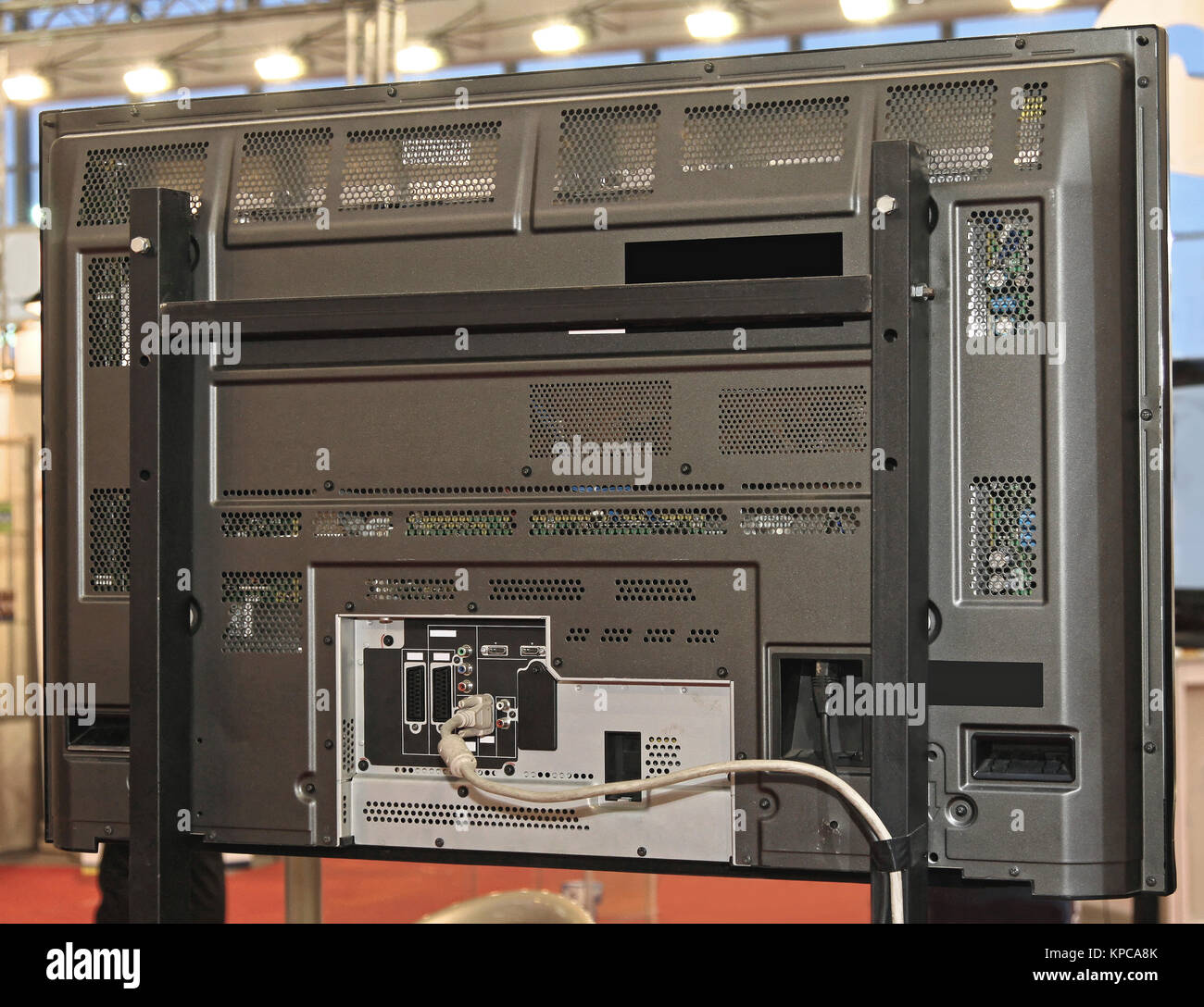 LCD TV Rear Stock Photo - Alamy