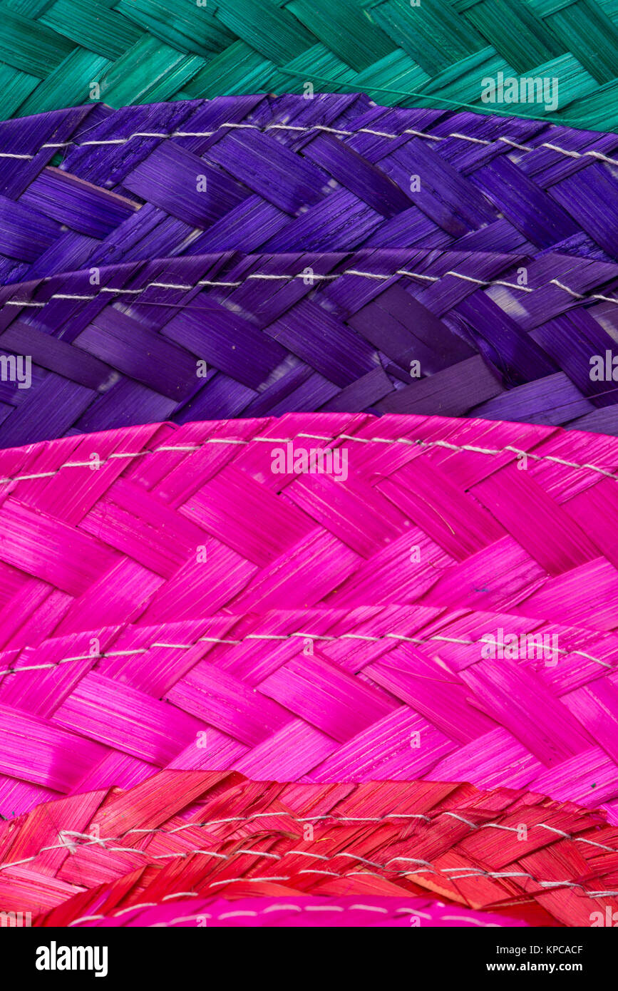 Colorful background of woven straw Stock Photo - Alamy