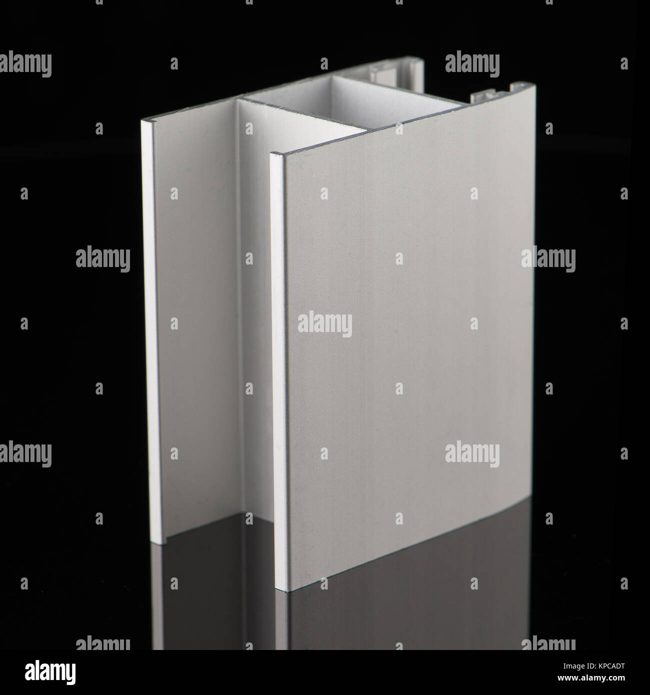 Aluminium profile sample Stock Photo - Alamy