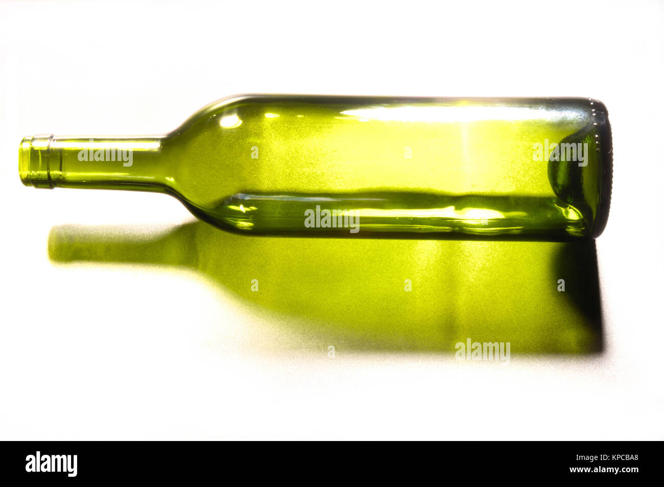 Empty wine bottle Stock Photo - Alamy