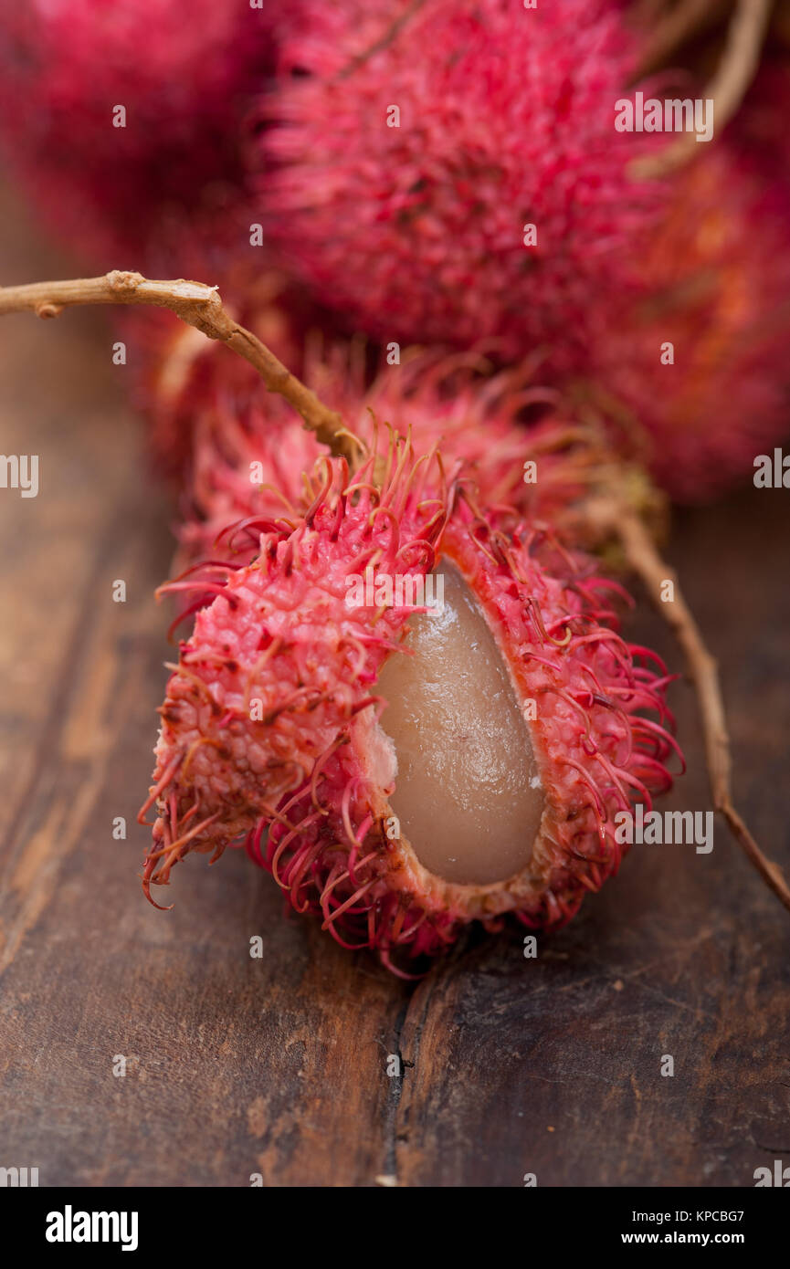 fresh rambutan fruits Stock Photo - Alamy