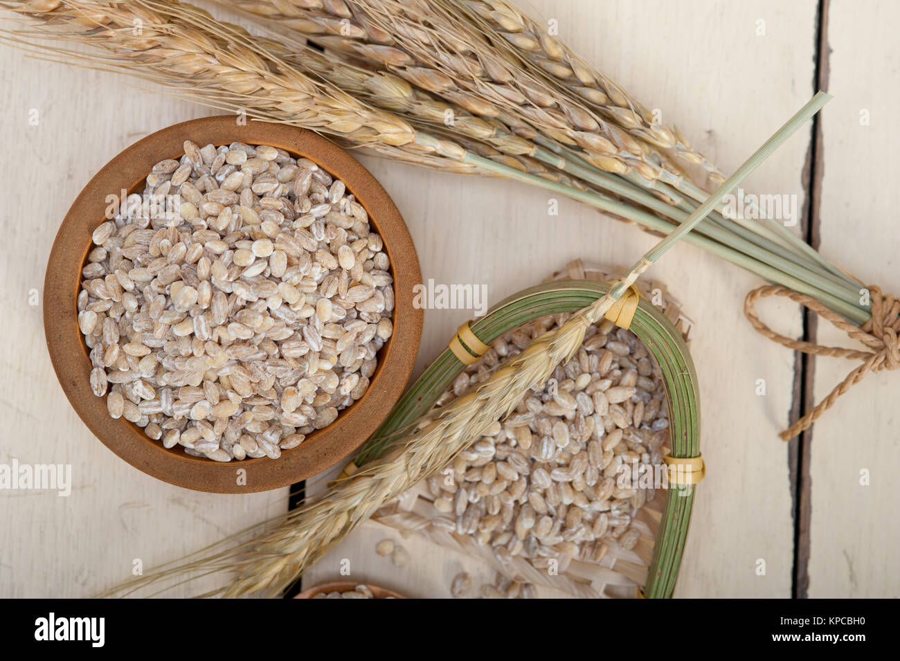 organic barley grains Stock Photo - Alamy