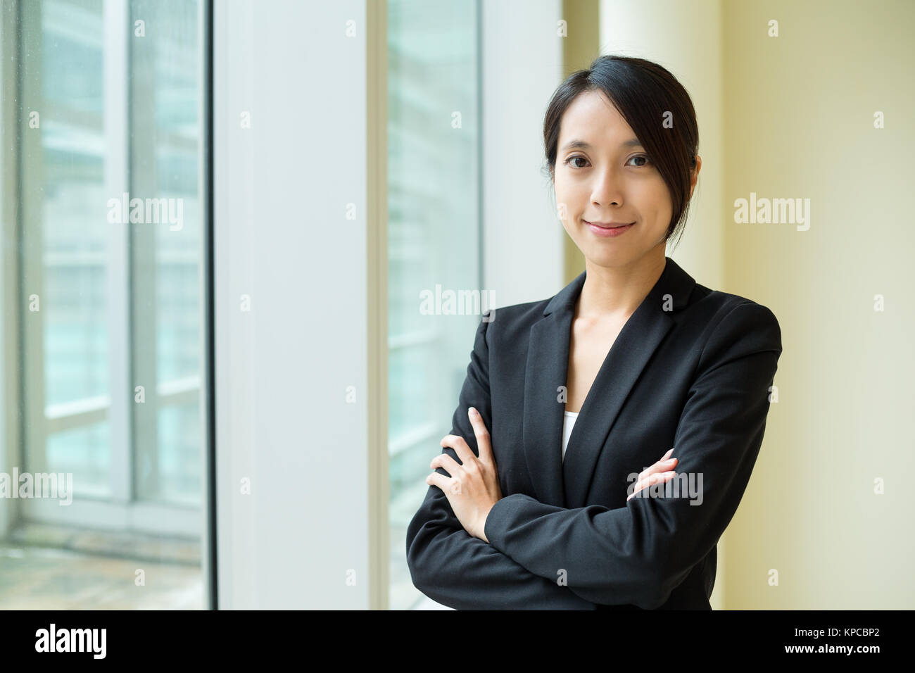 Asian young Businesswoman portrait Stock Photo - Alamy