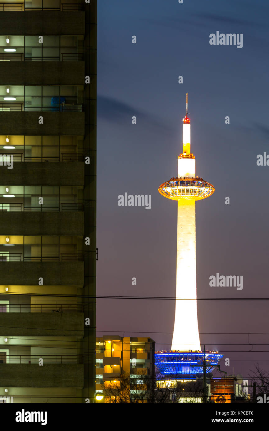 Kyoto tower construction hi-res stock photography and images - Alamy