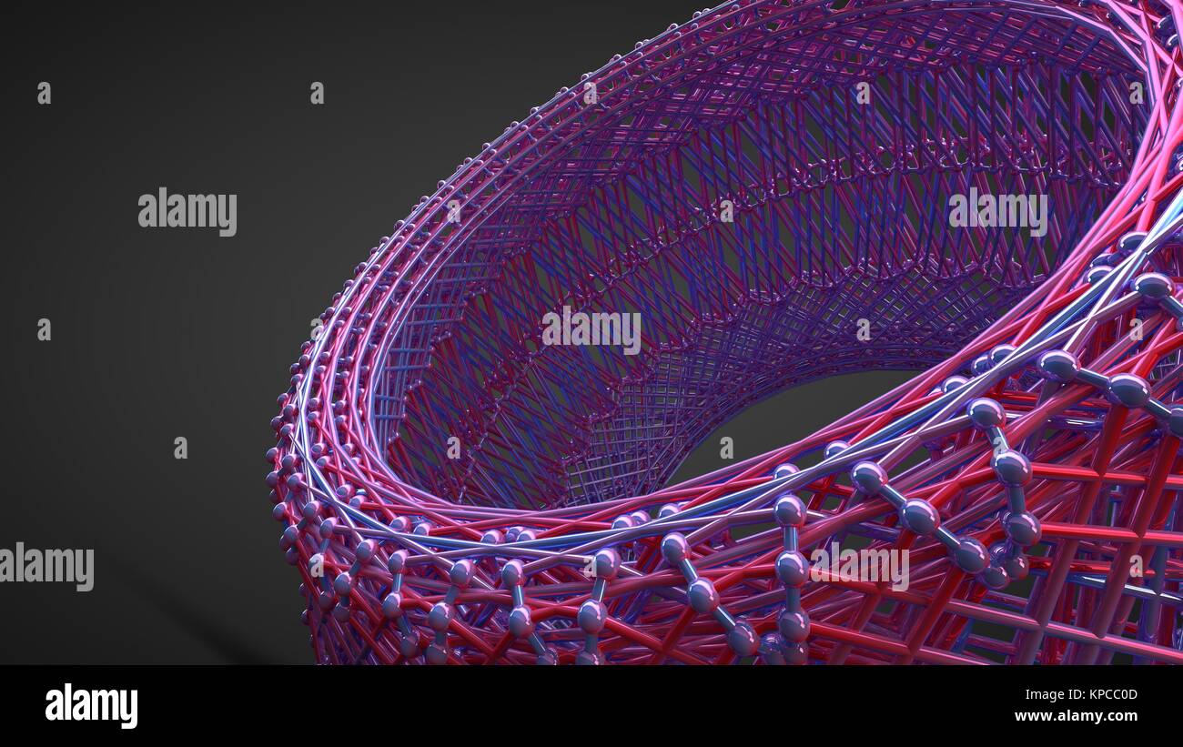 molecular complicated circular structure Stock Photo - Alamy