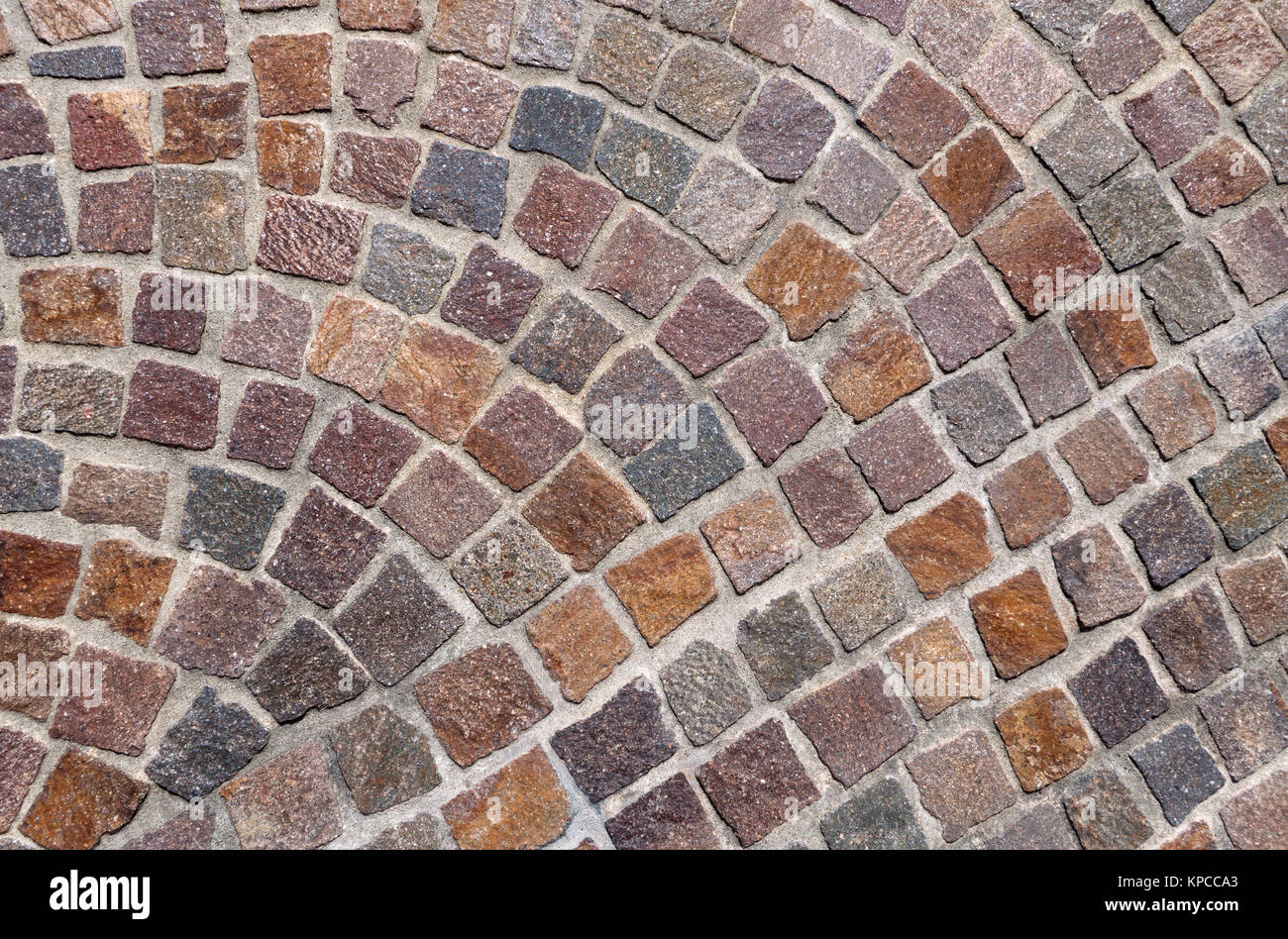 pattern of colored cobblestones Stock Photo - Alamy