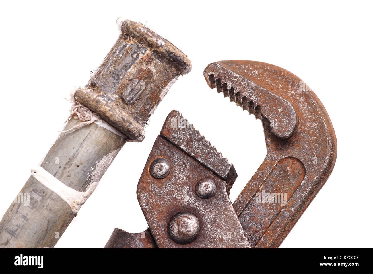 Working tools, plumbing, pipes and faucets Stock Photo - Alamy