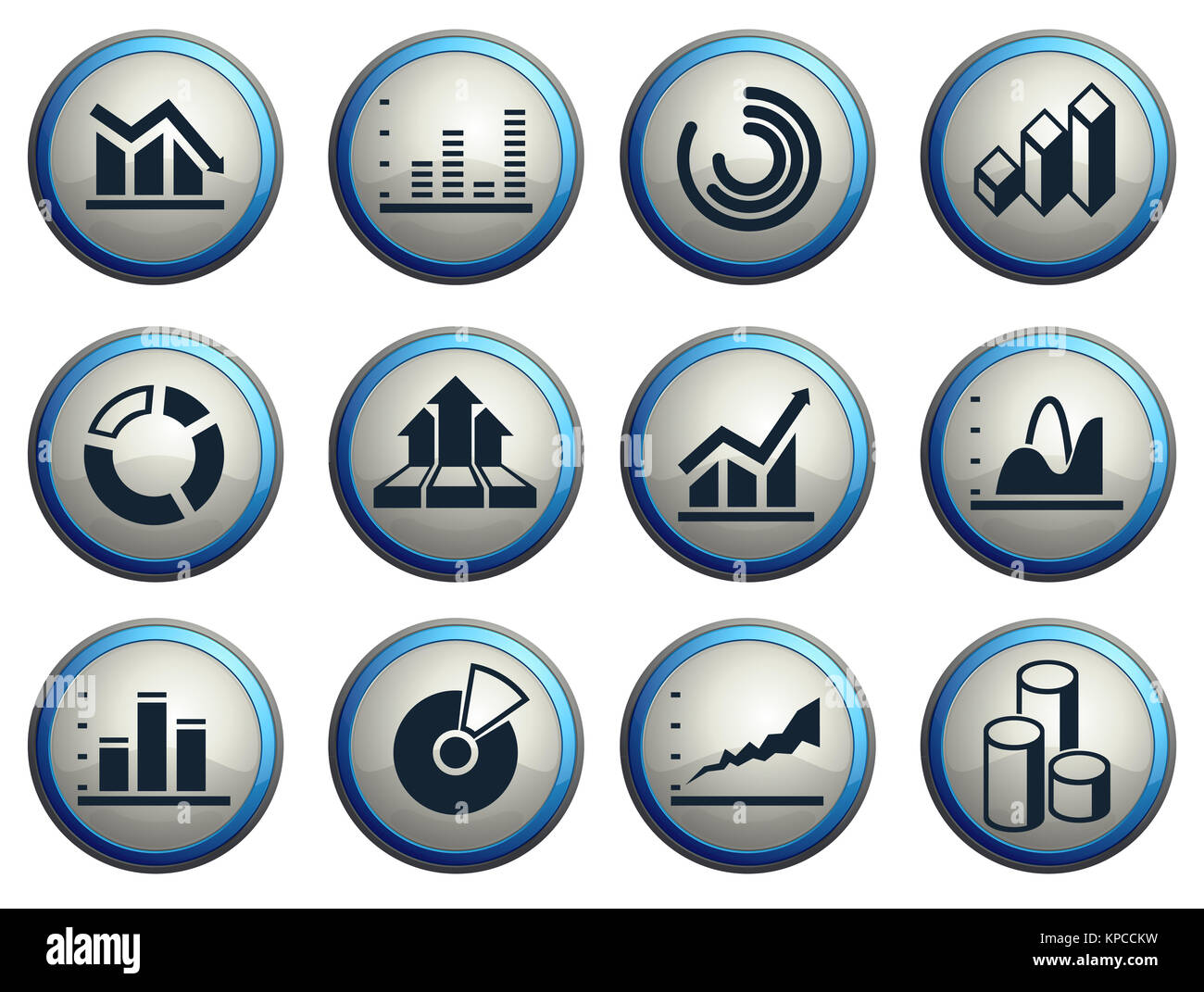 Information graphic icons Stock Photo - Alamy