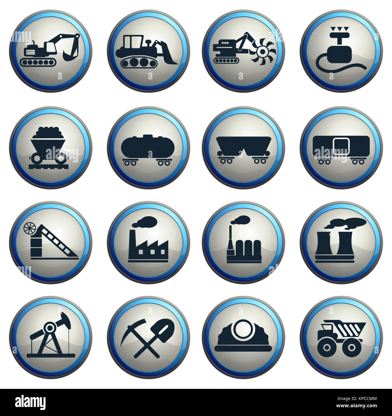 Factory and Industry Symbols Stock Photo - Alamy