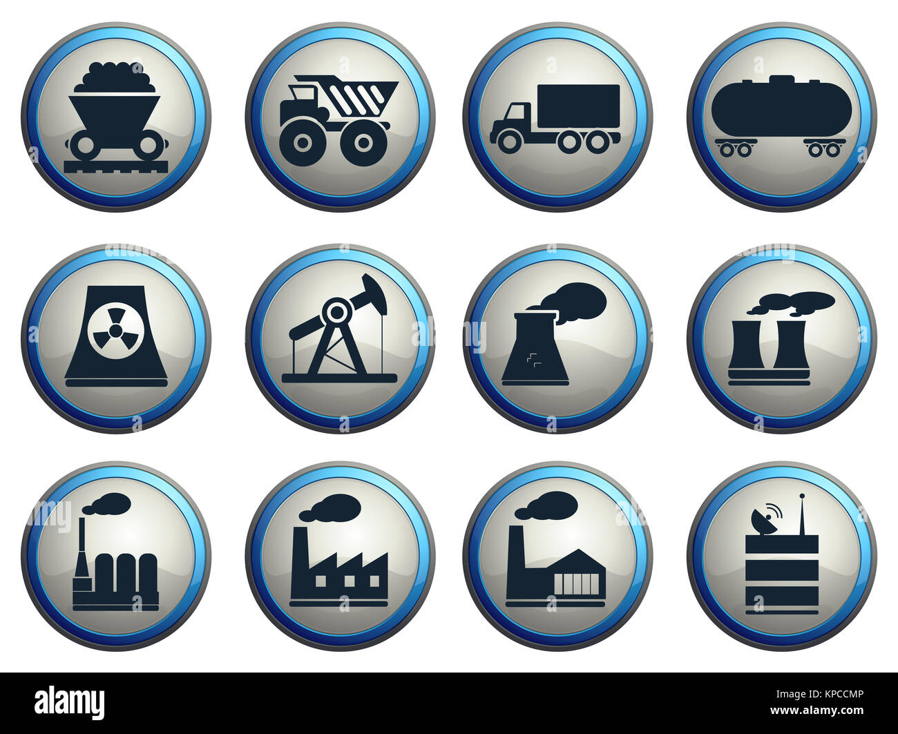 Factory and Industry Symbols Stock Photo - Alamy