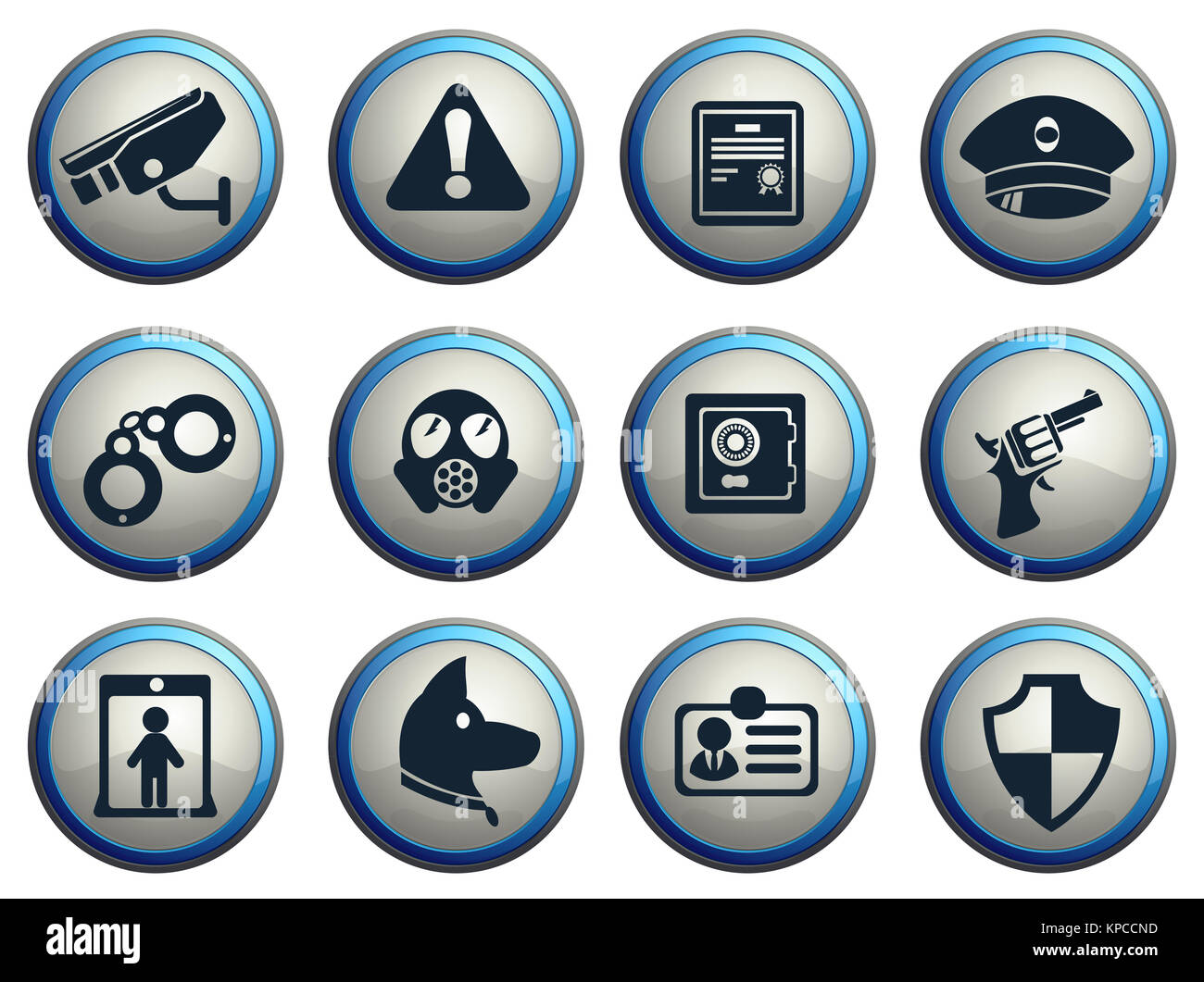 Security icons set Stock Photo - Alamy