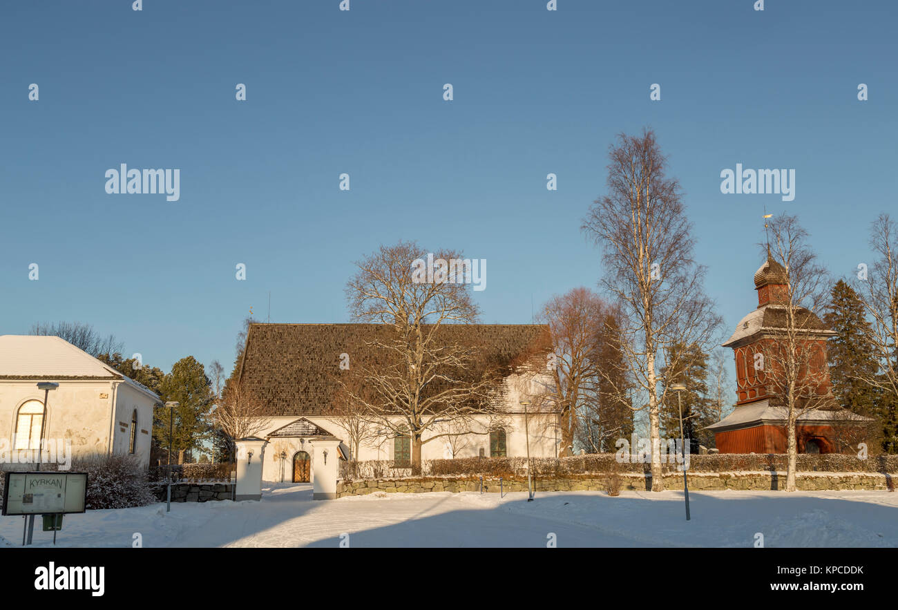 The Church in Nordmaling, Sweden Stock Photo - Alamy