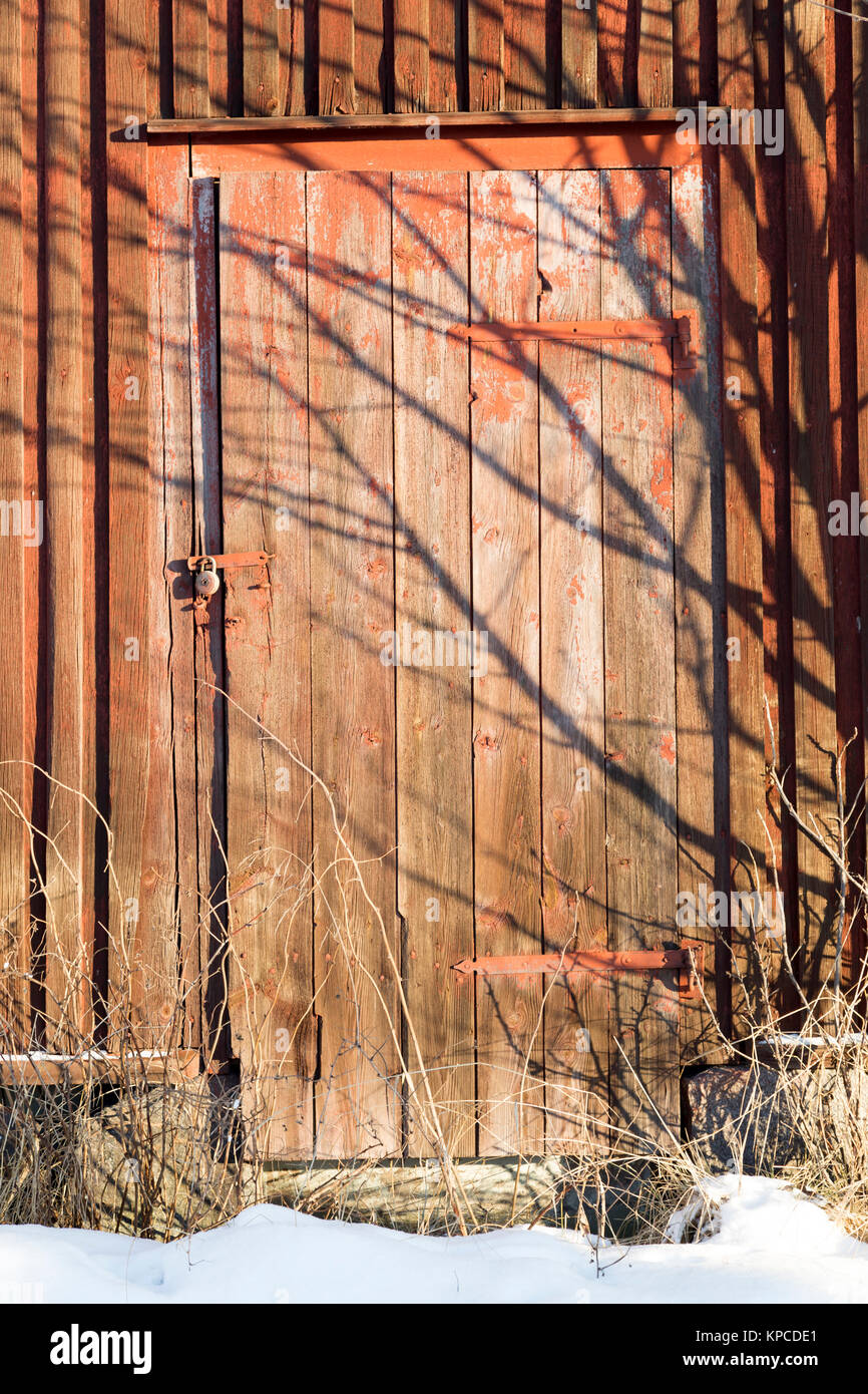 Old Red Door Stock Photo - Alamy