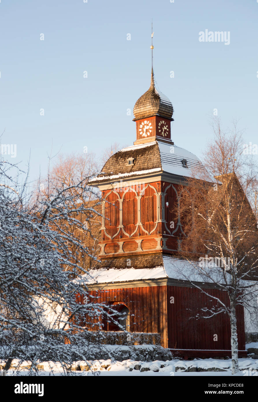 Church Building in Nordmaling, Sweden Stock Photo - Alamy