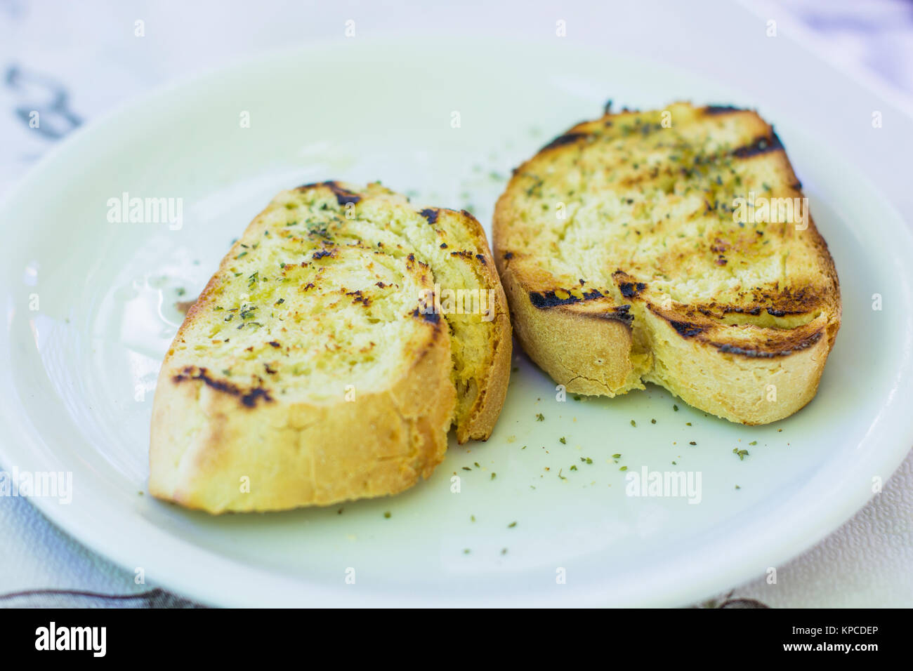 Slices of Toasted Bread Stock Photo - Alamy