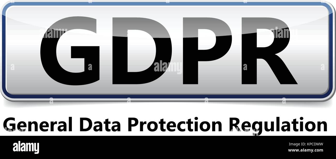GDPR - European General Data Protection Regulation Stock Vector Image ...