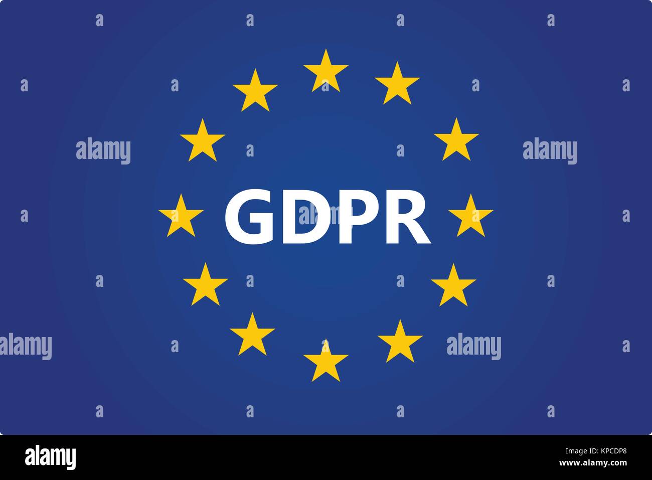 GDPR - European General Data Protection Regulation Stock Vector Image ...