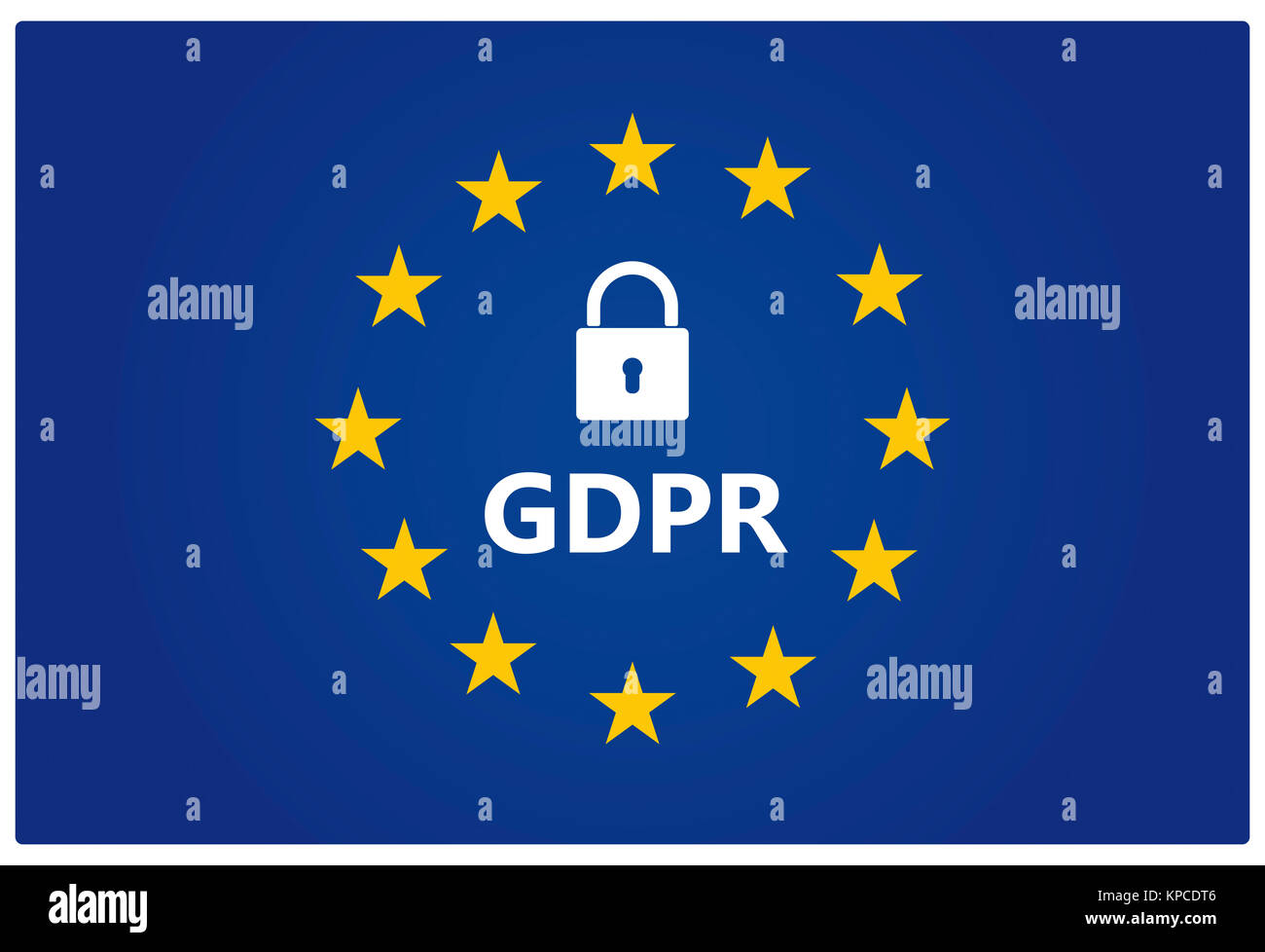 GDPR - European General Data Protection Regulation Stock Photo - Alamy