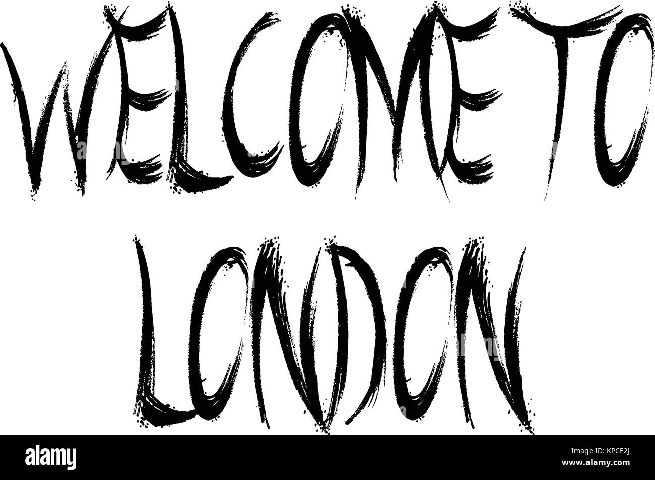 Welcome london england words Stock Vector Images - Alamy