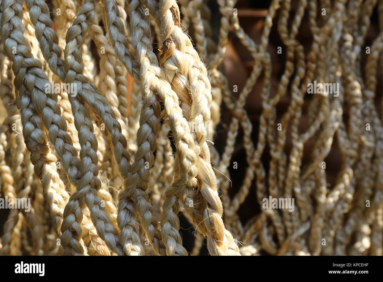 Handmade jute product Stock Photo - Alamy