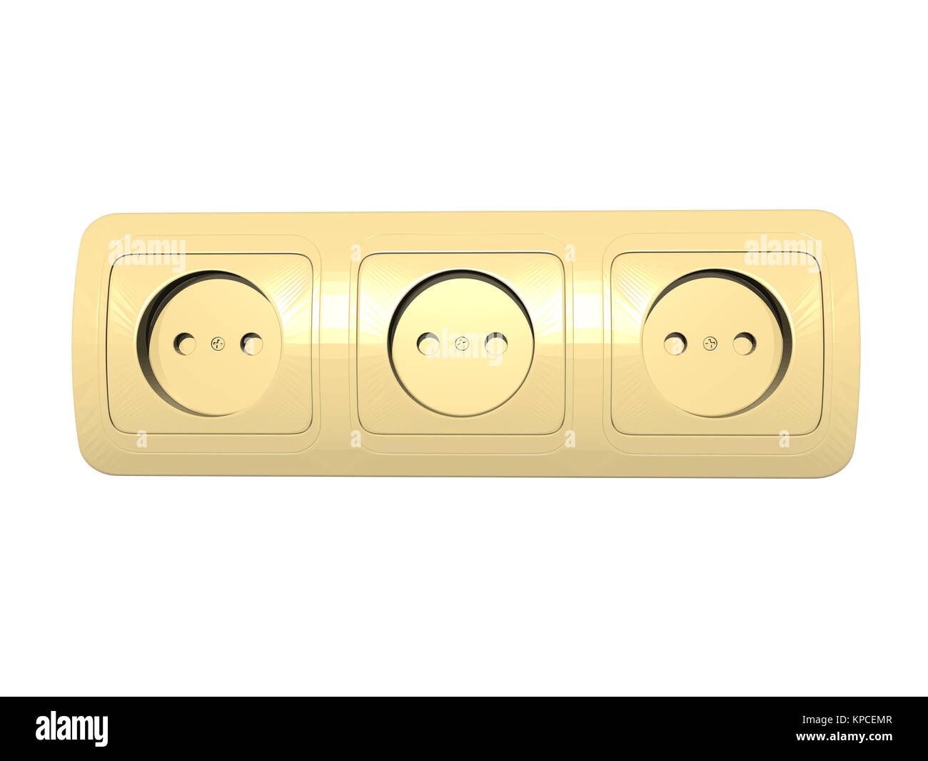 Outlet installation Cut Out Stock Images & Pictures - Alamy