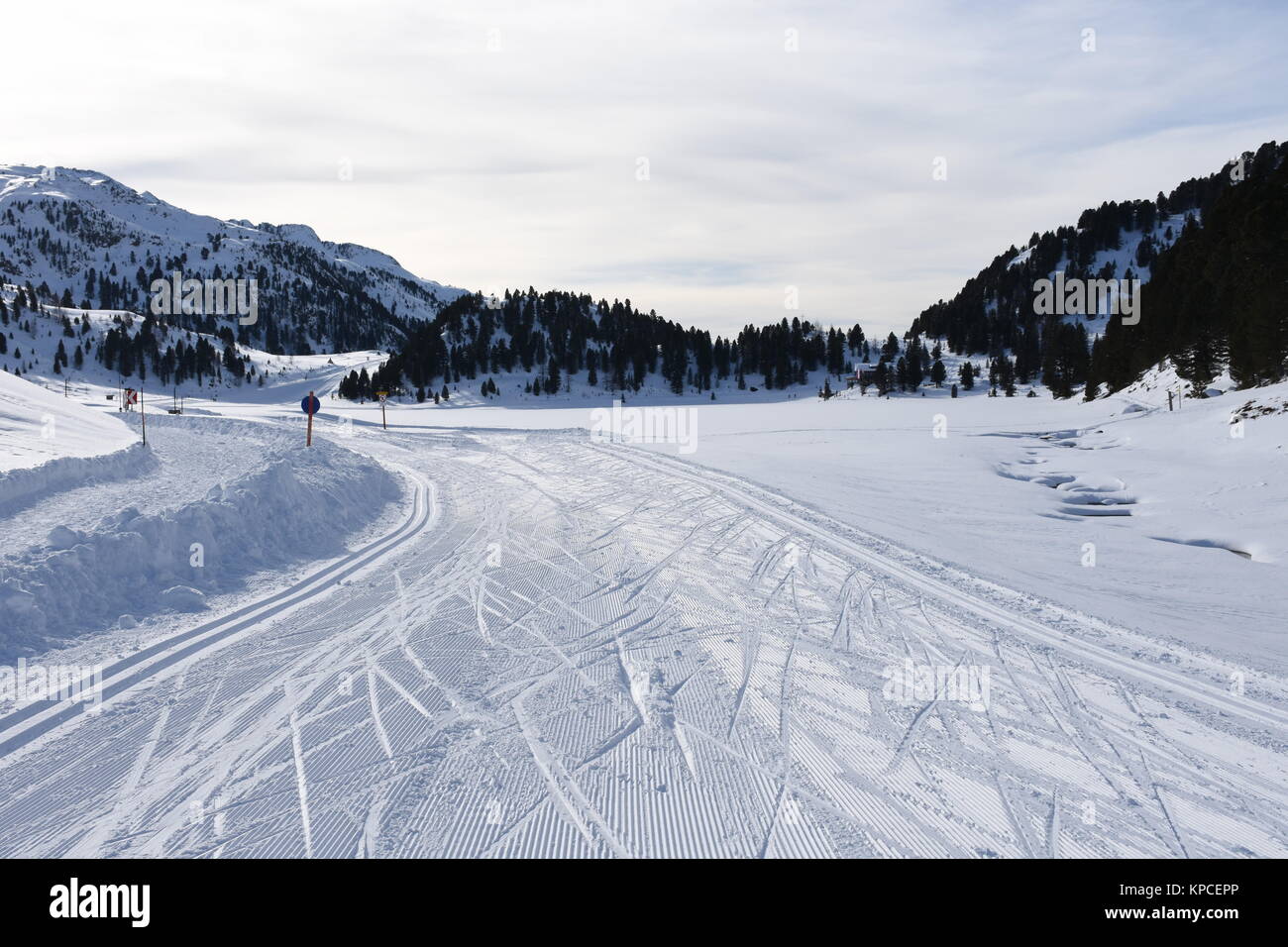 ski slope,cross country skiing,stallersattel,east tyrol,trail,road ...