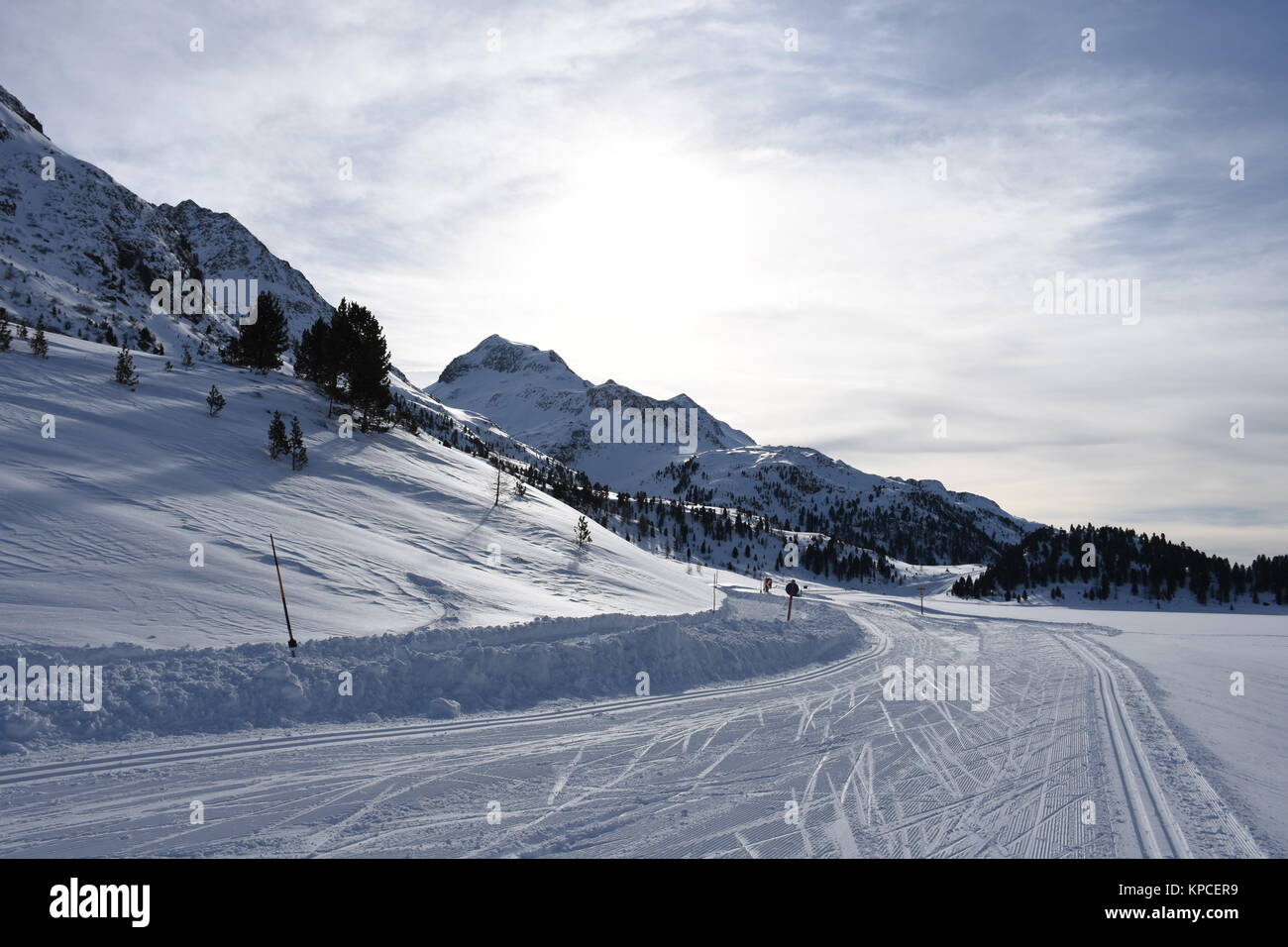 ski slope,cross country skiing,stallersattel,east tyrol,trail,road ...