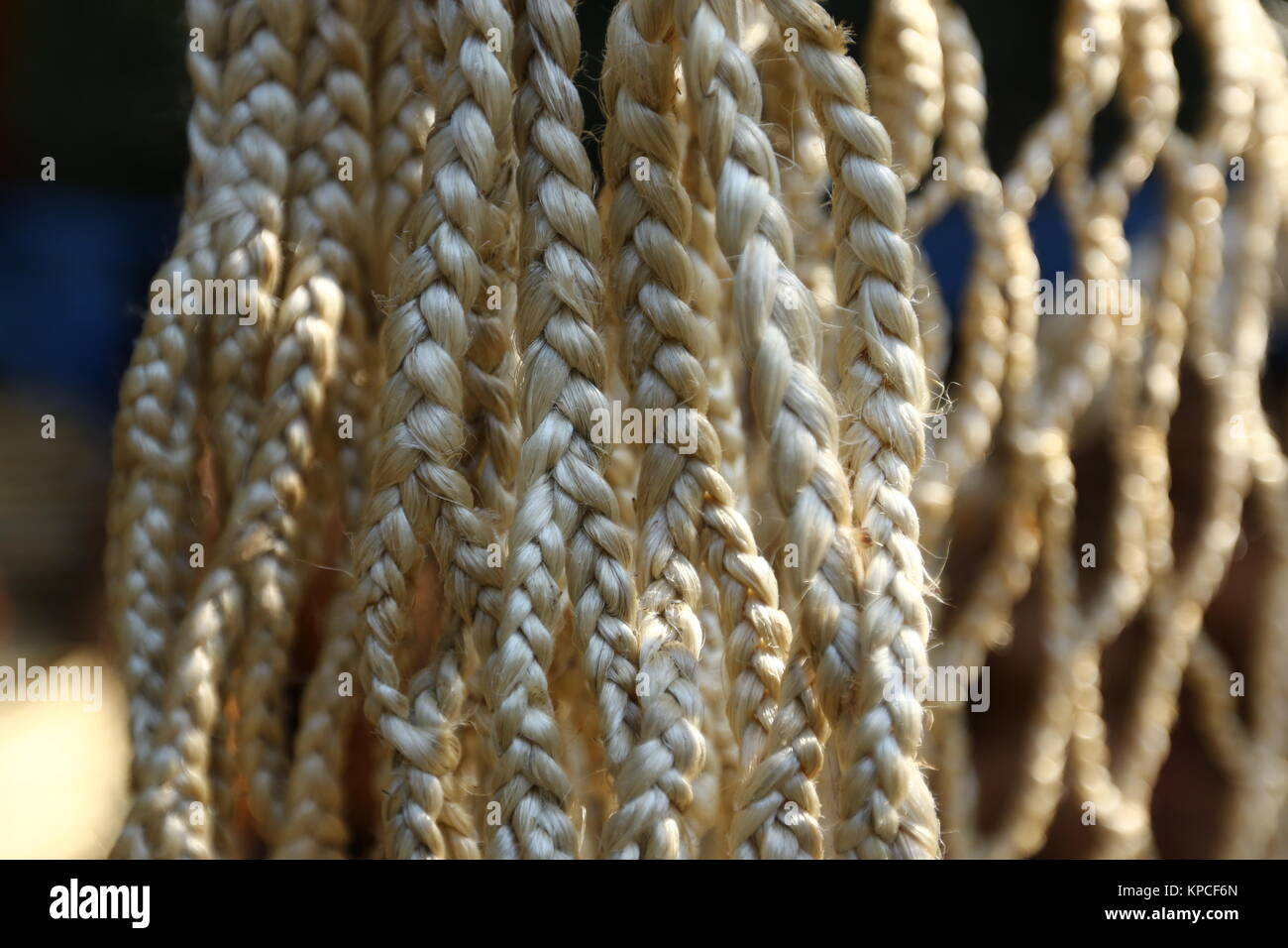 Handmade jute product Stock Photo - Alamy