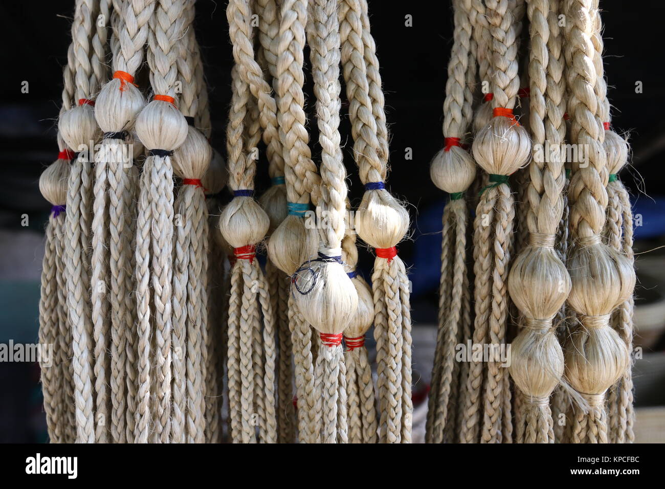 Handmade jute product Stock Photo - Alamy