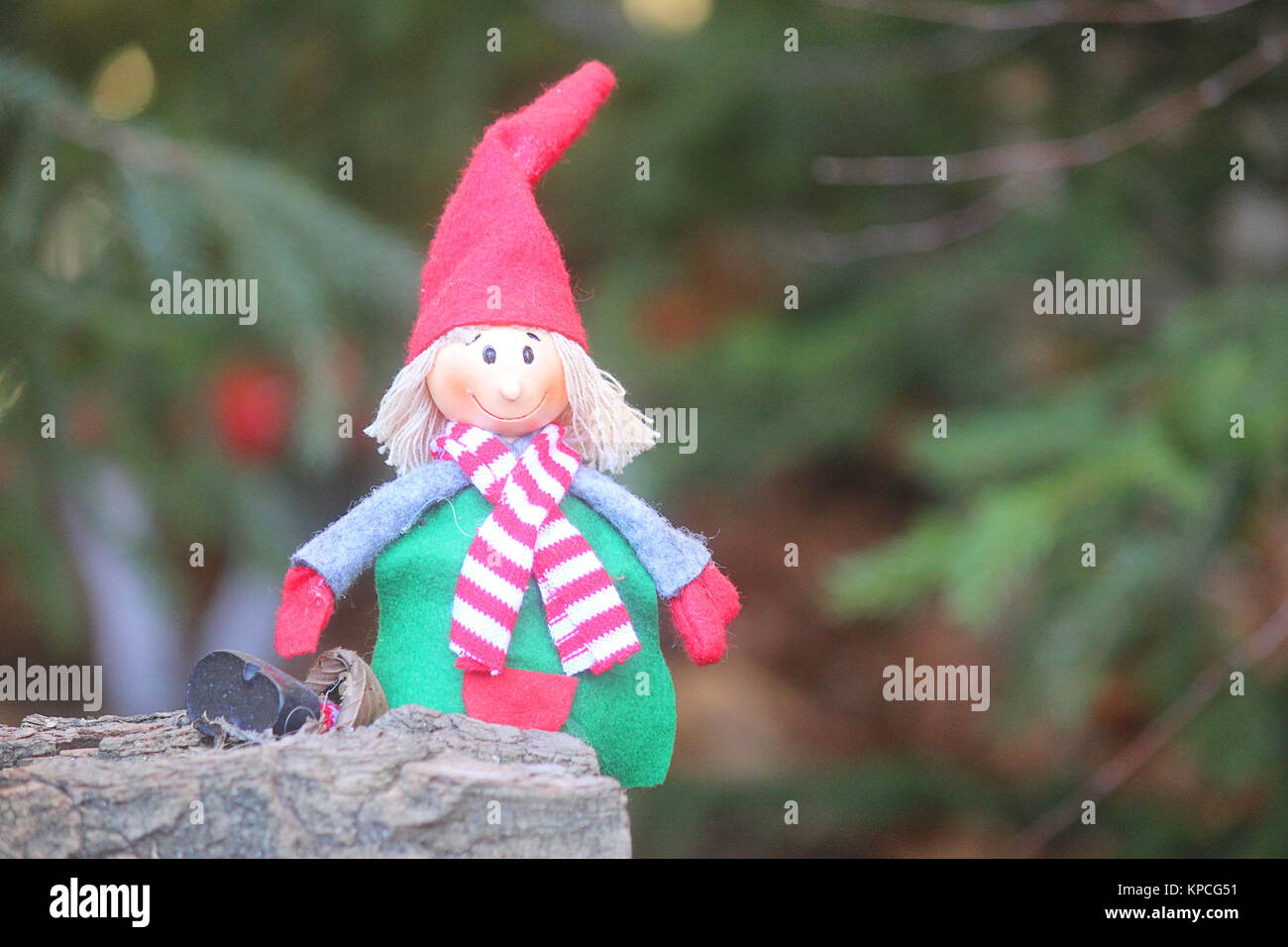 a puppet with hat and scarf Stock Photo - Alamy