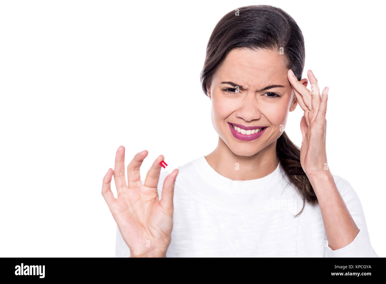 I got a solution for my head ache! Stock Photo - Alamy