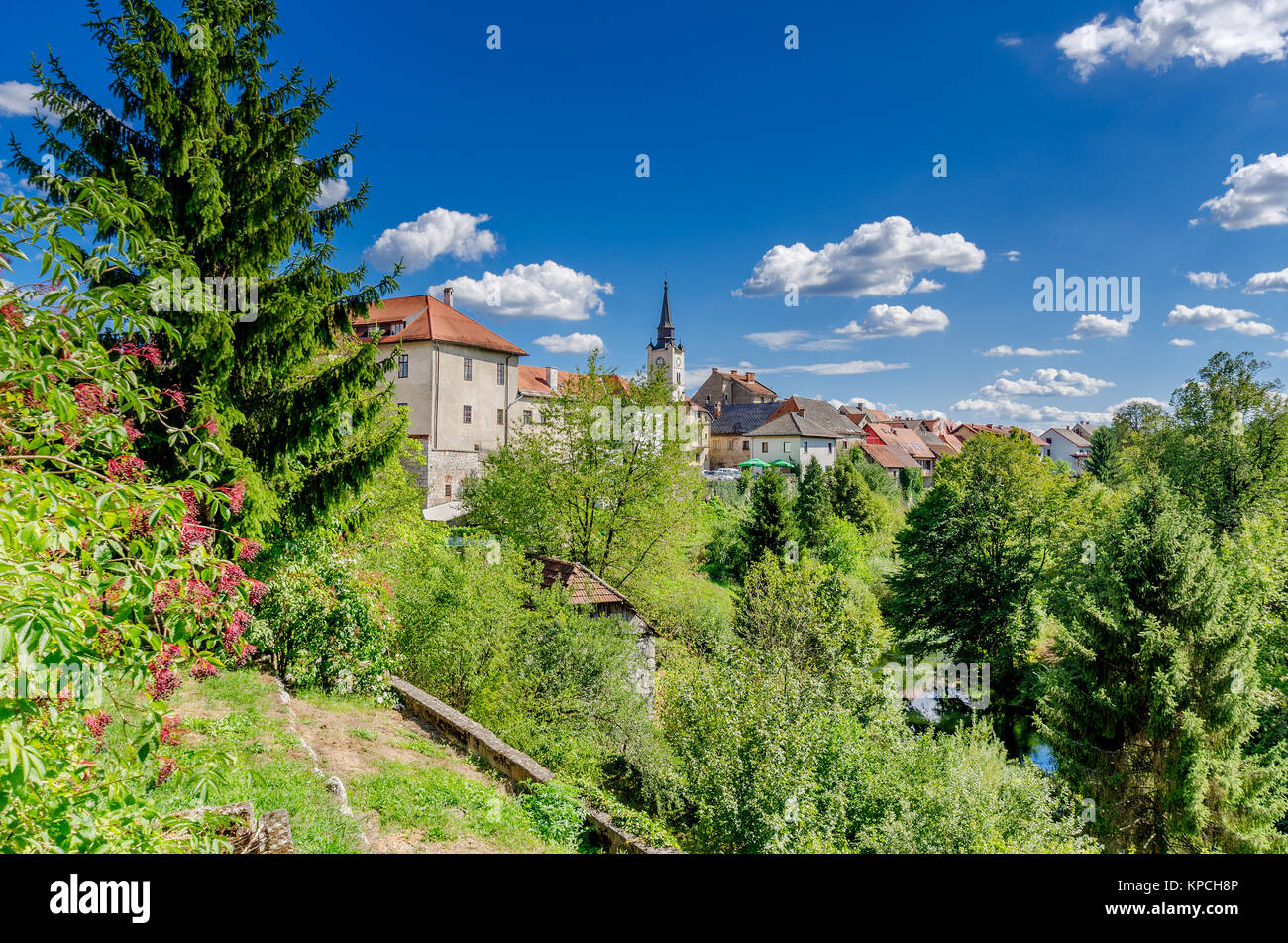 Town of Crnomelj, Bela Krajina (White Carniola) region, Slovenia ...