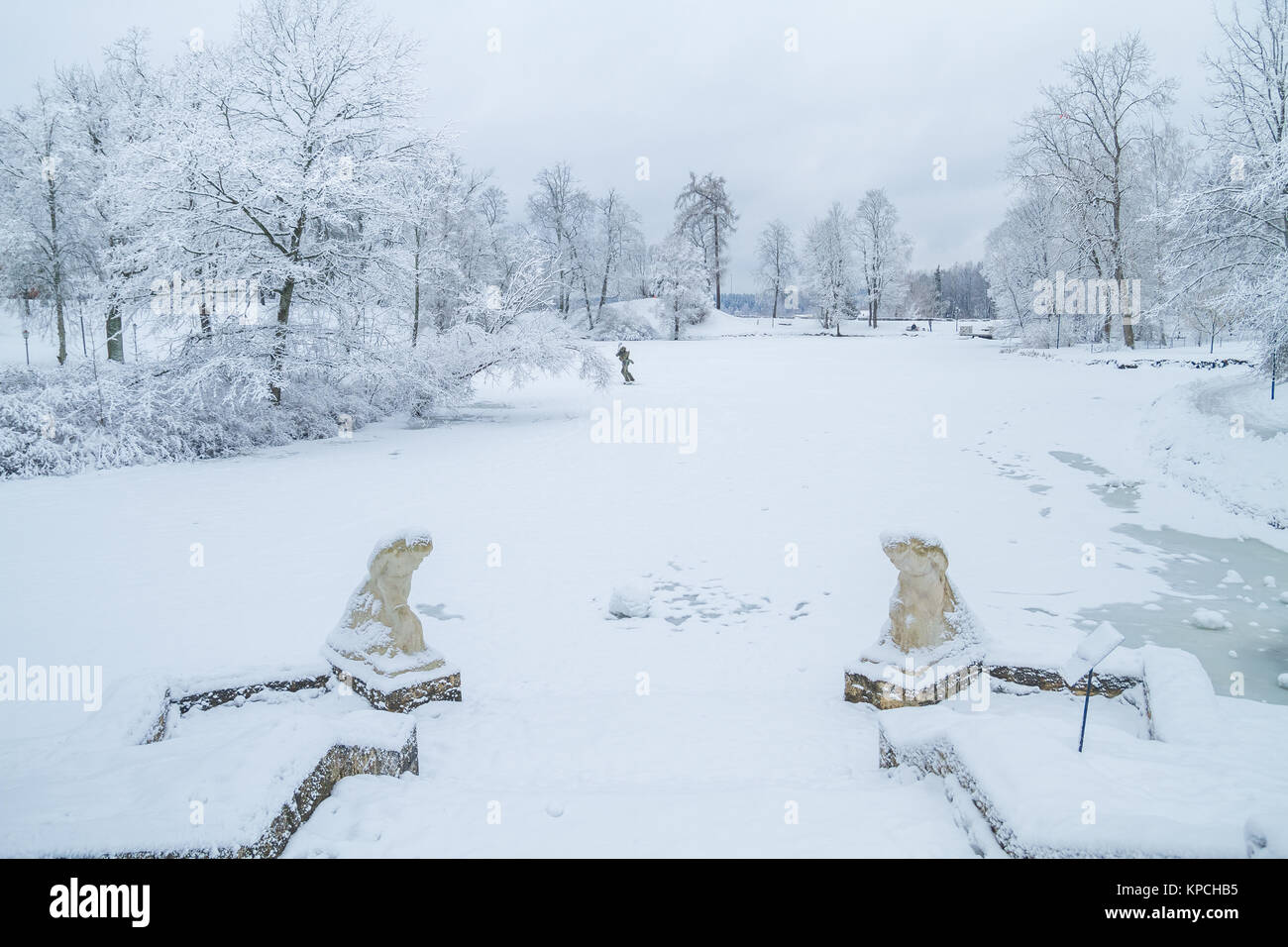 Old town, city, castle park in Cesis, Latvia. 2015 Stock Photo - Alamy