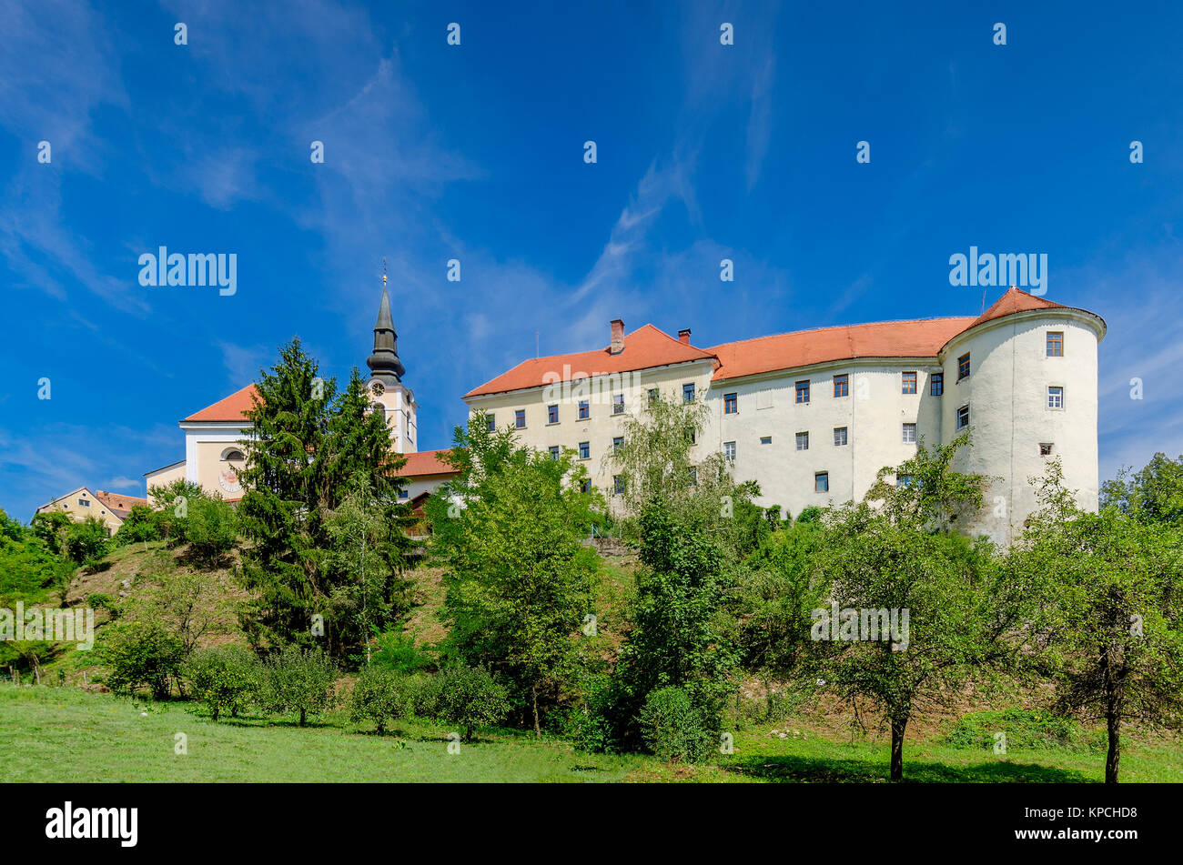 Commandery buildings (14th century) , town of Metlika, Bela Krajina ...