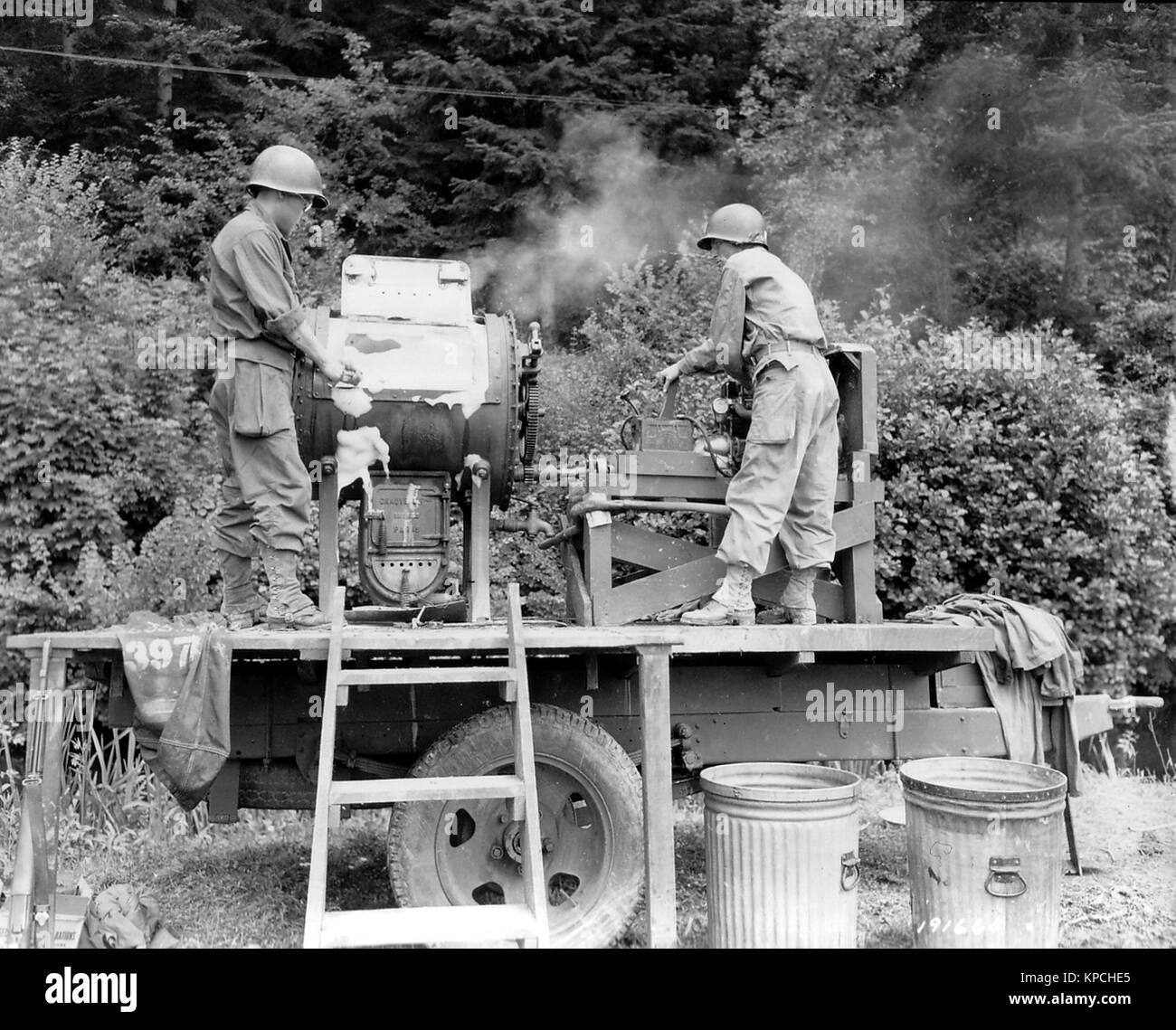 Old battle tank Black and White Stock Photos & Images - Alamy