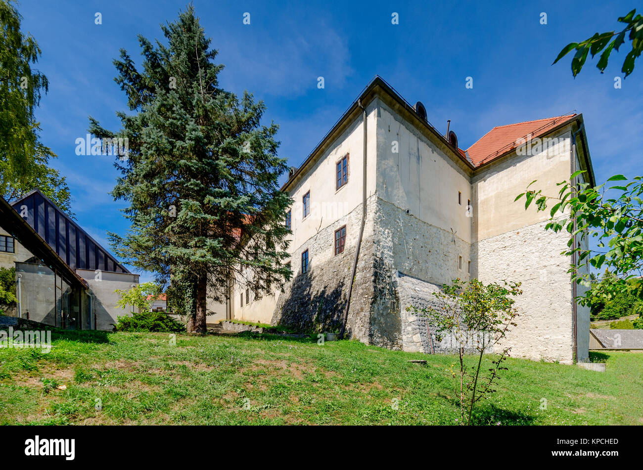 15th-century castle, seat of regional museum, Town of Metlika, Bela ...