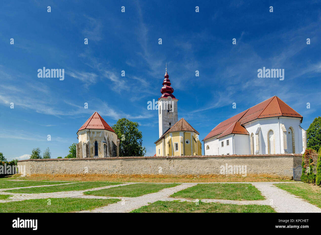 Tri fare - the pilgrimage complex features three Gothic churches in ...