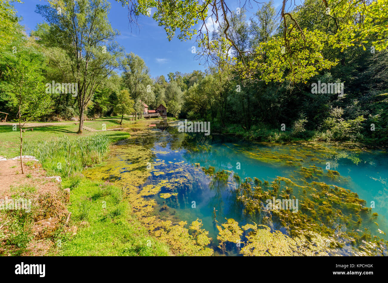 Krupa river source, Bela Krajina (White Carniola) region in Slovenia ...