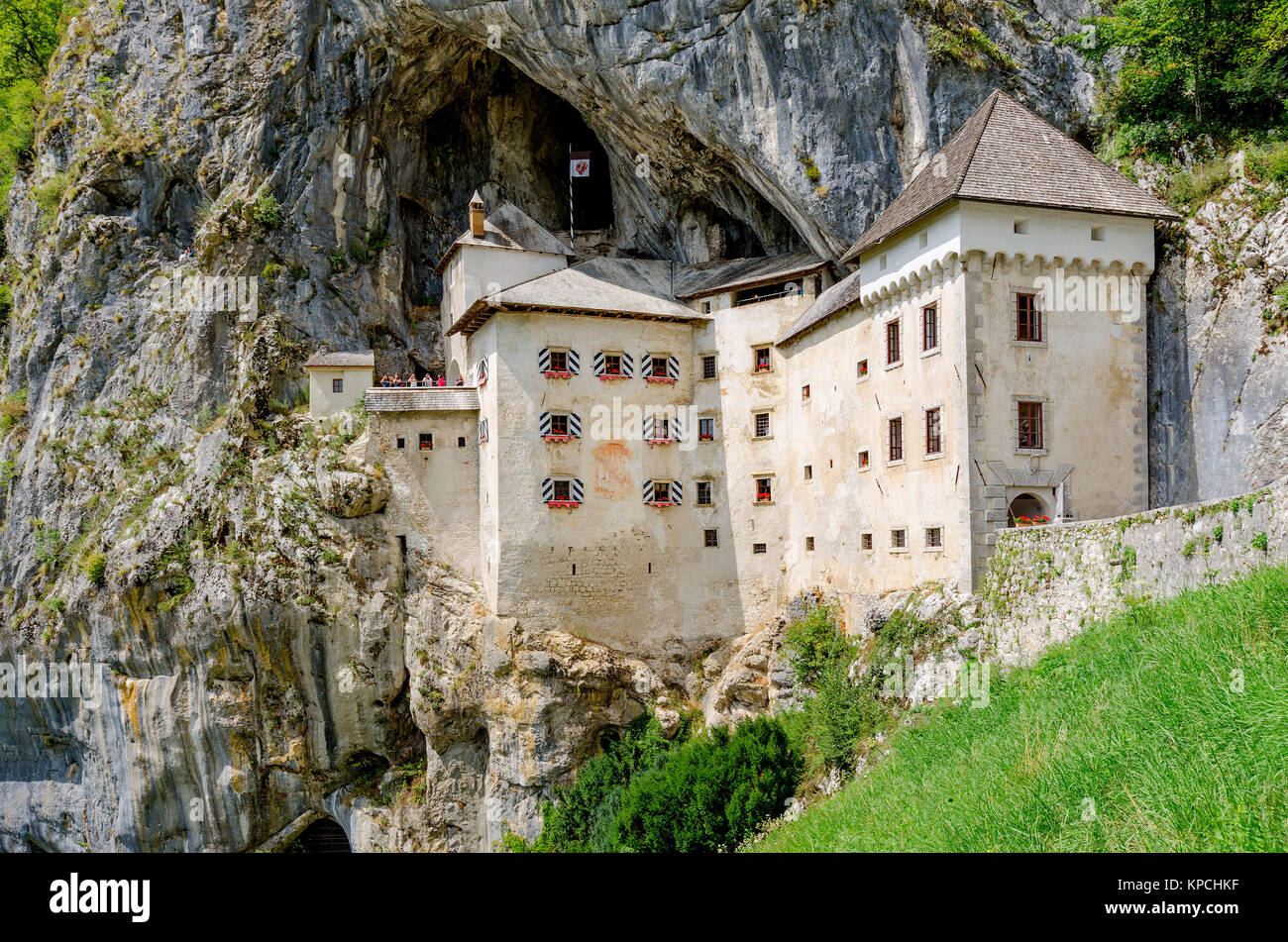 Predjama castle nearby Postojna, Slovenia, Europe Stock Photo - Alamy
