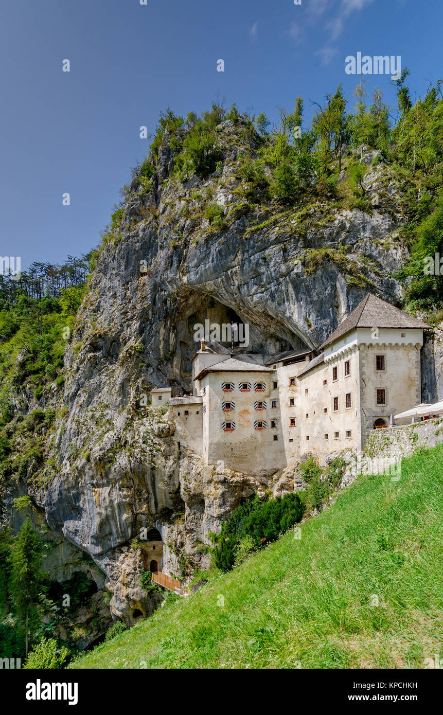 Predjama castle nearby Postojna, Slovenia, Europe Stock Photo - Alamy