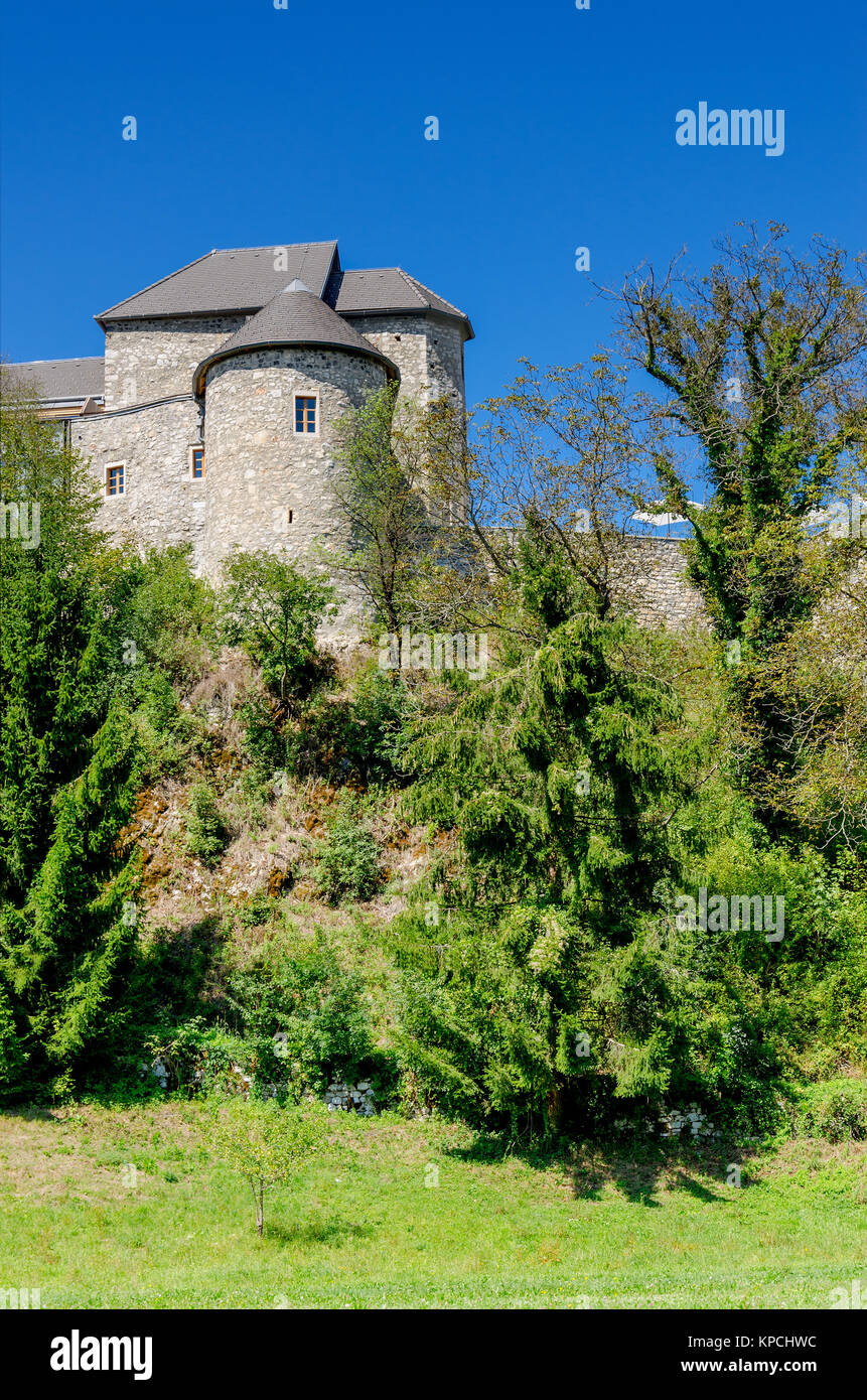 Reconstructed 13th century castle Vinica, Bela Krajina (White Carniola ...