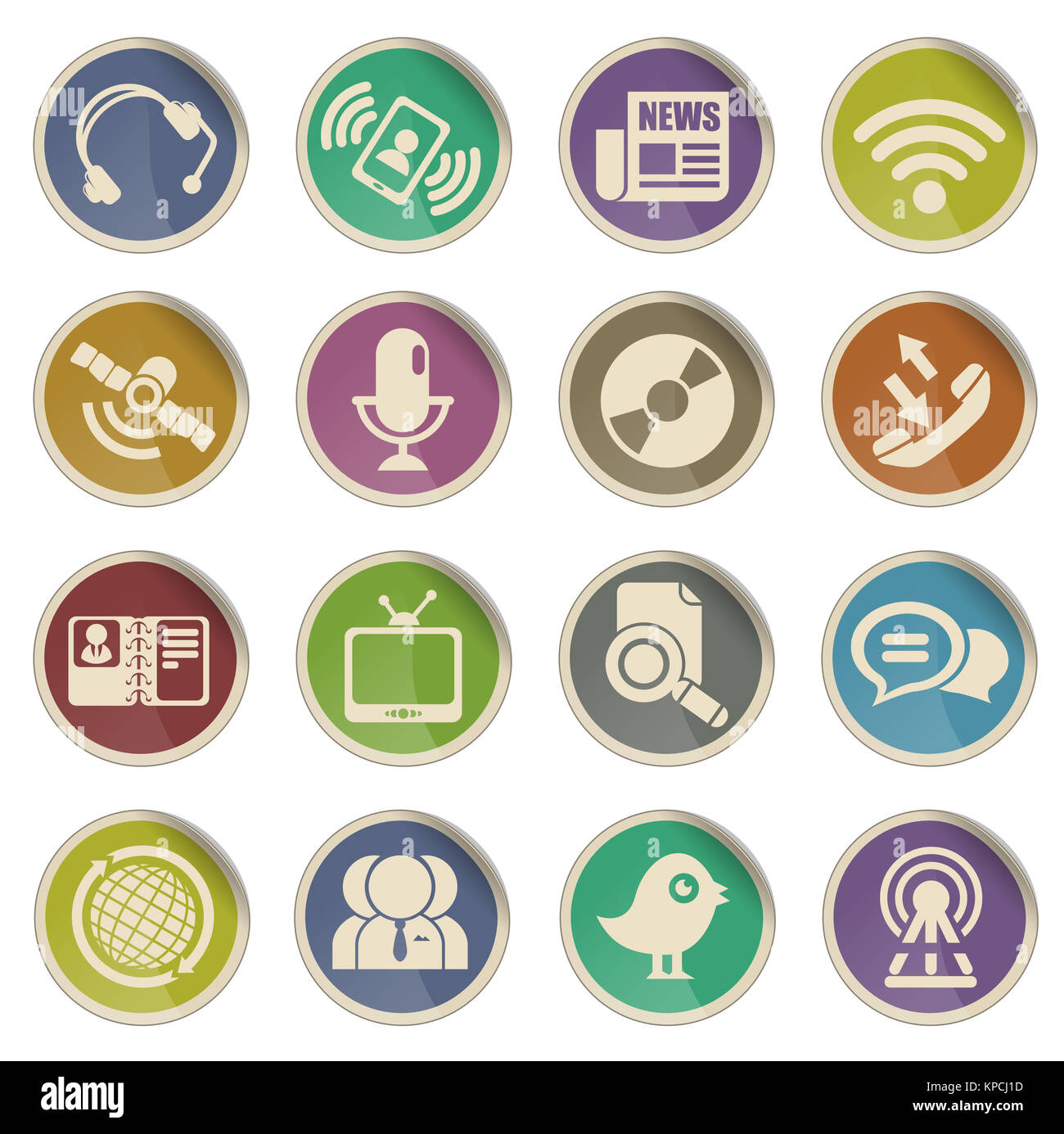 Deep conversation group Cut Out Stock Images & Pictures - Alamy