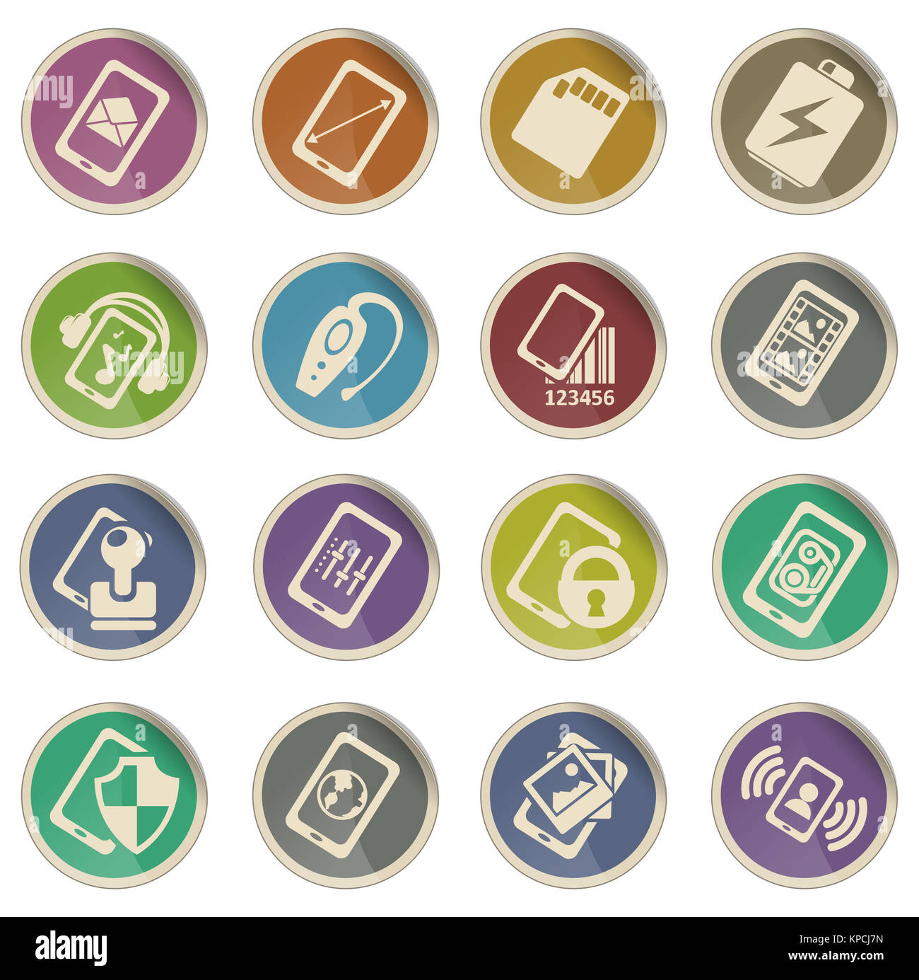 Mobile and smartphone specifications and functions Stock Photo - Alamy