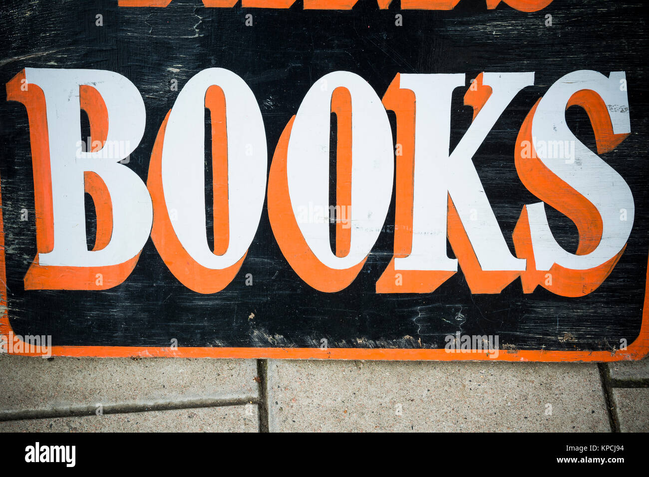 Book sign hi-res stock photography and images - Alamy