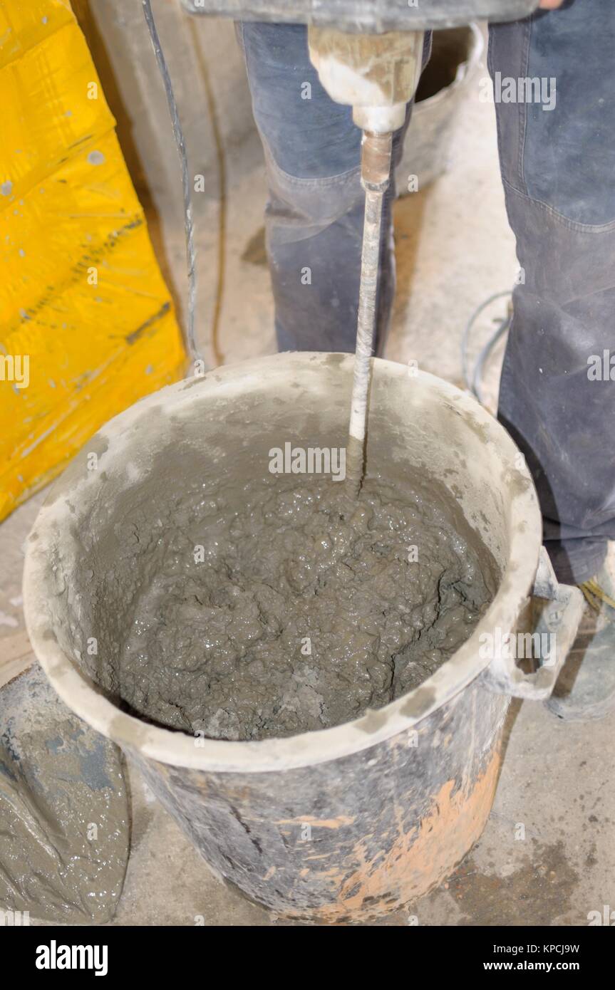 Mixing concrete housing hi-res stock photography and images - Alamy